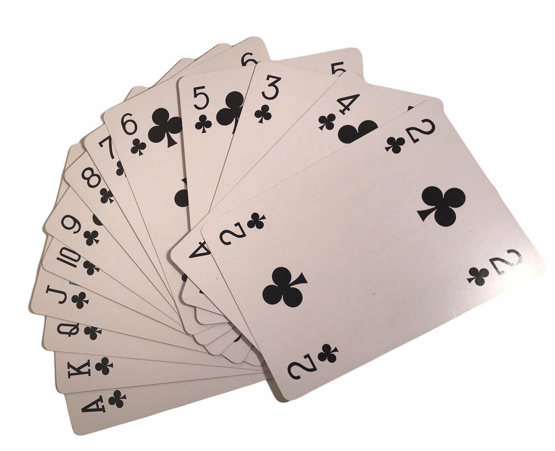 Giant Sized Playing Cards | Really, Really Big | Fun House Display ...