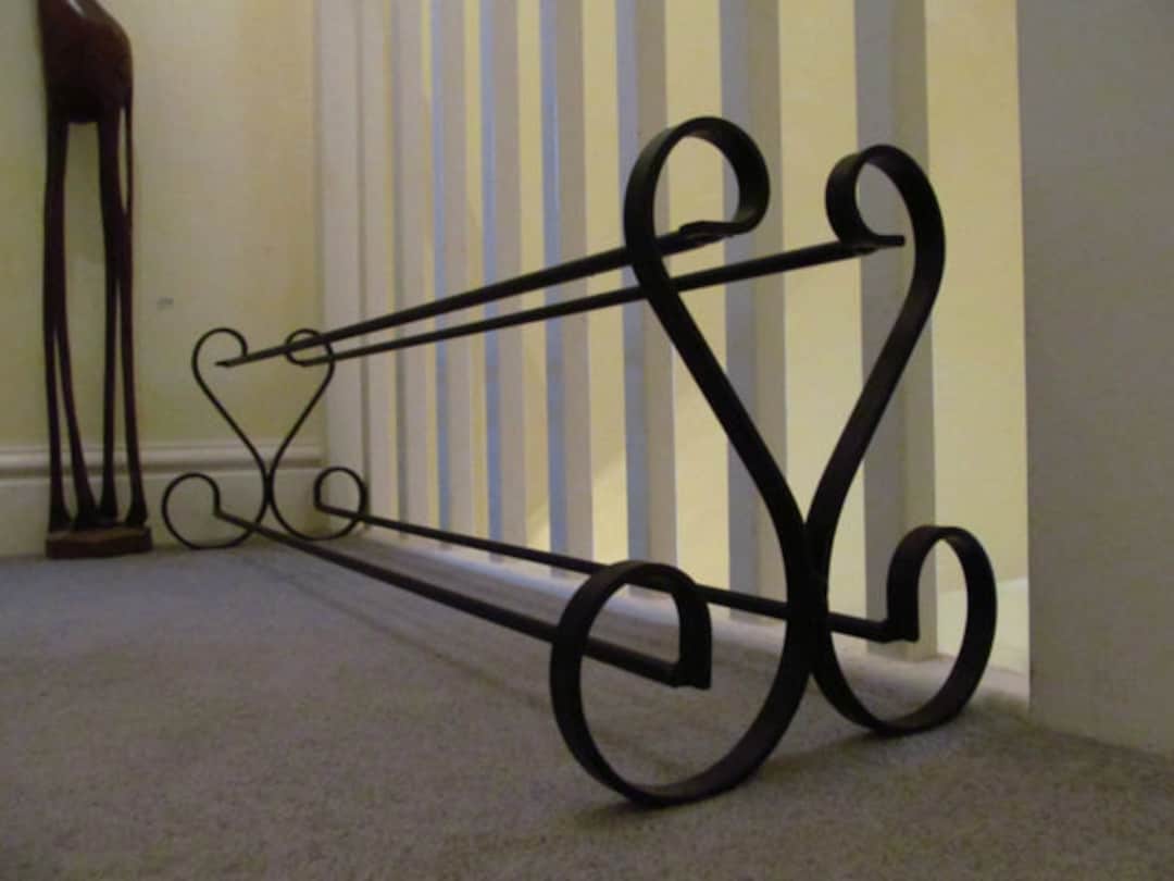 Wrought Iron Shoe Rack Extra Large Version, Metal Shoe Rack, Shoe ...