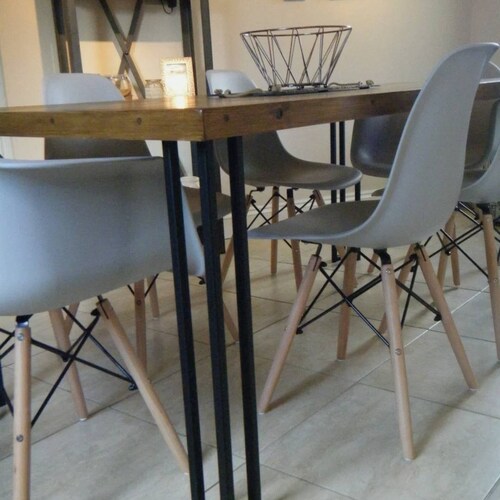 Metal Table Legs Custom Made Bar Legs Breakfast Bar Legs - Etsy UK