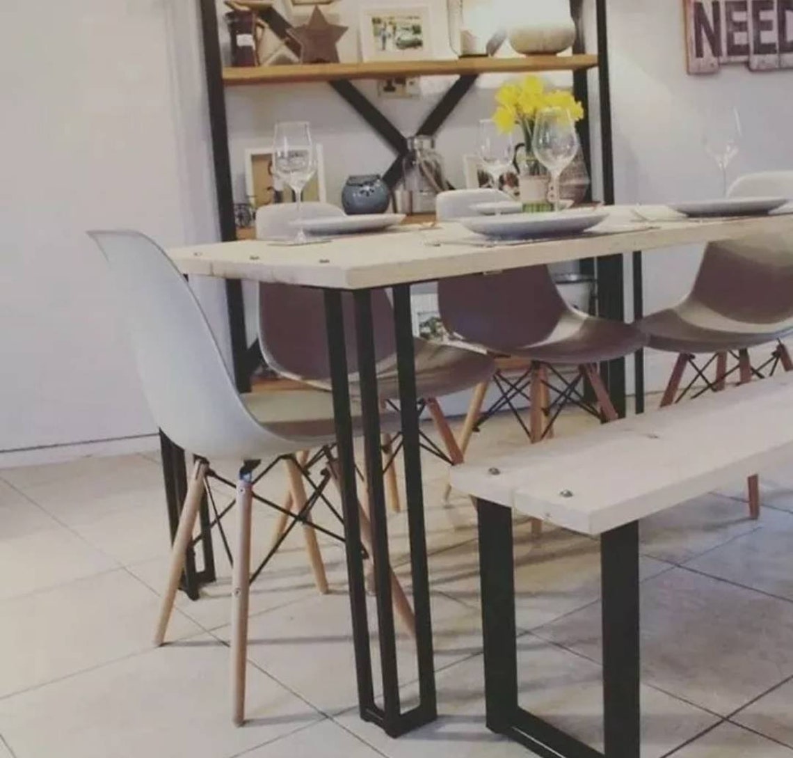 Metal Table Legs Custom Made Bar Legs Breakfast Bar Legs - Etsy UK