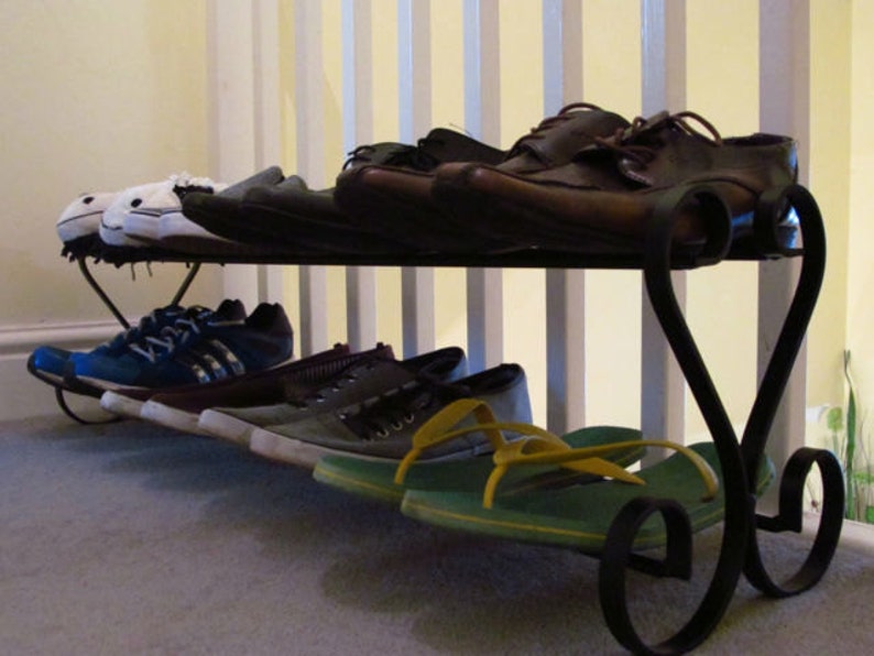 Wrought Iron Shoe Rack Extra Large Version - Etsy