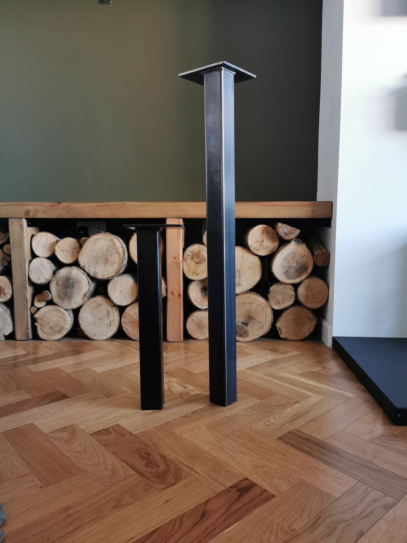 Metal Table Legs, Custom Table Legs, Custom Breakfast Bar Legs, Kitchen ...