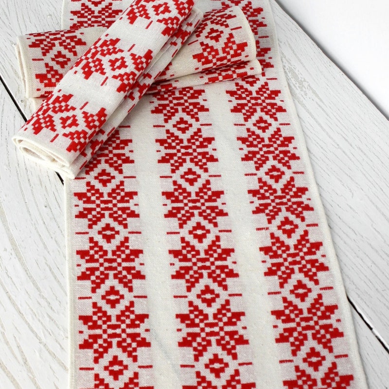 Swedish Table Runner - Etsy