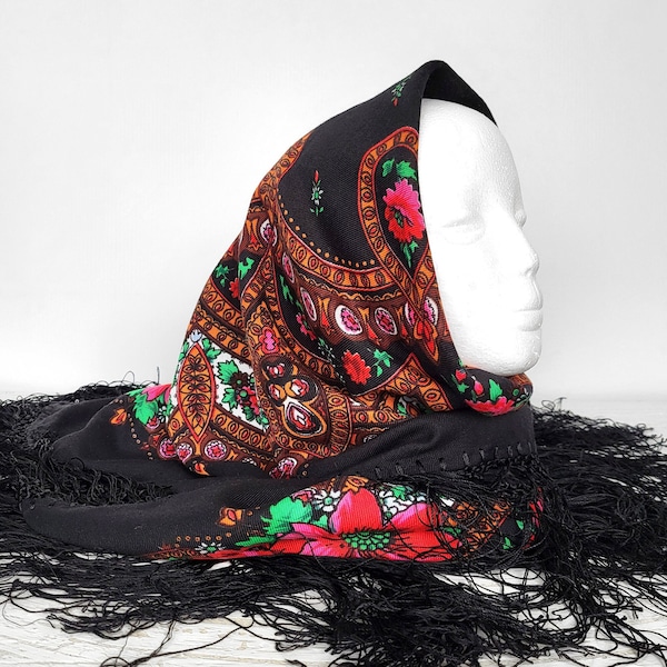 Babushka Scarf - Etsy