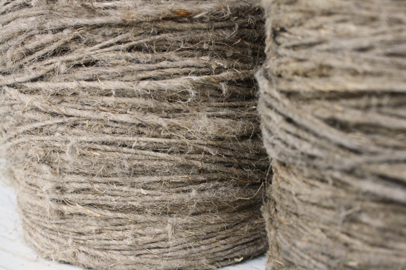 Rustic Linen Jute Twine: Vintage Gift Wrapping Cord (11 Yards) - Etsy