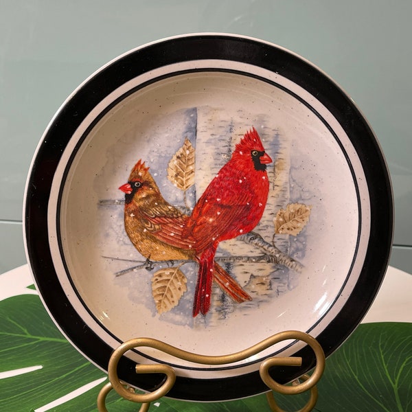 Red Cardinal Plate - Etsy
