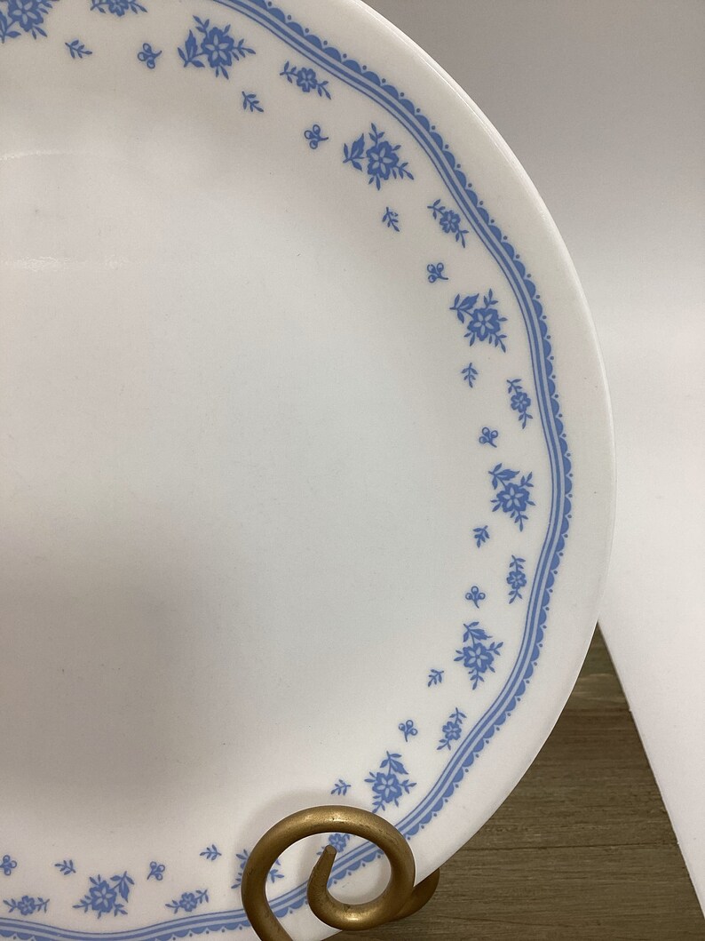 Vintage Corelle Morning Blue Dishes, Dainty Floral Dinnerware (D4-13 ...