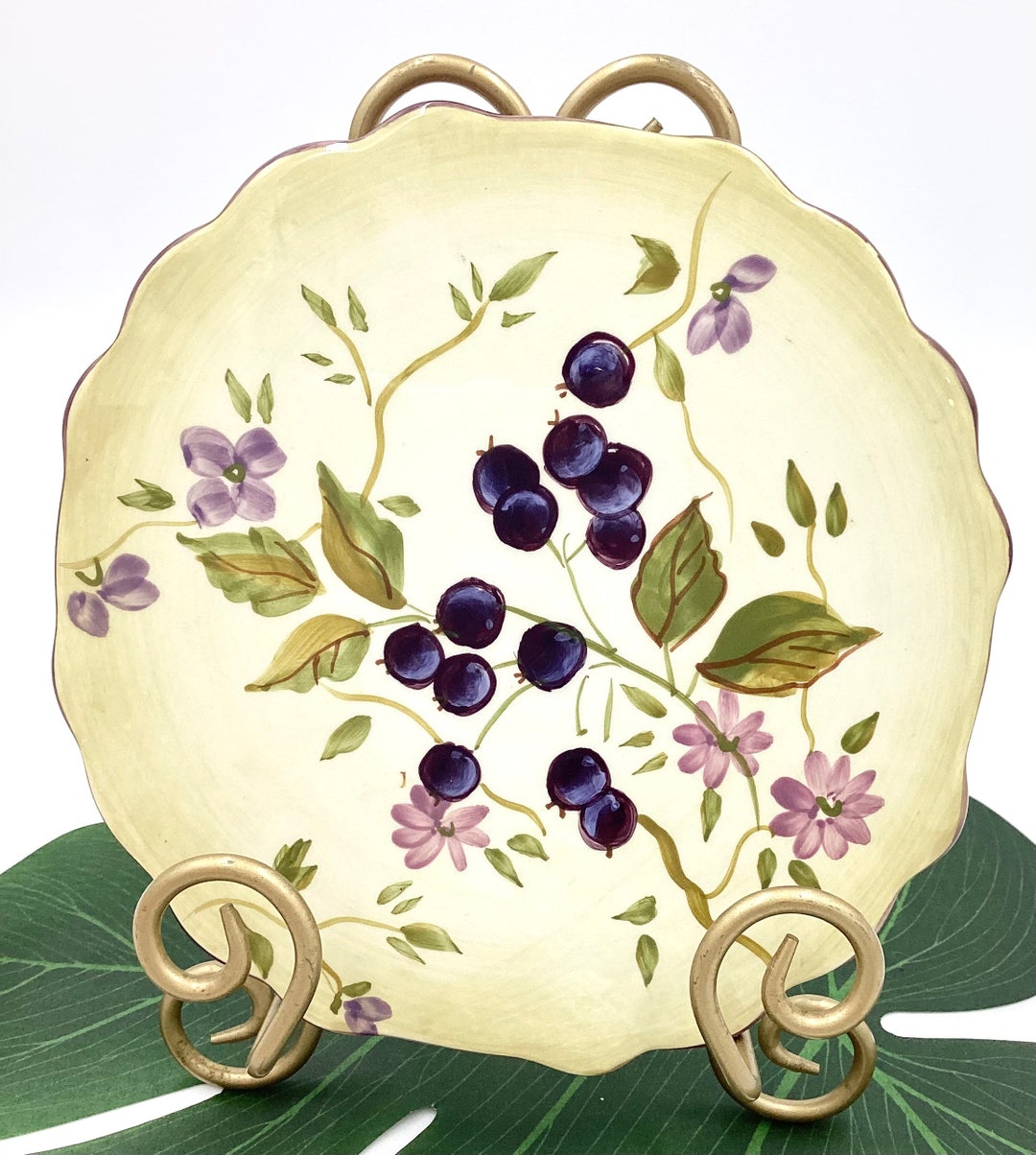 Tracy Porter Hand Painted Plate, Sweet Tidings & Sage Tea Designs (#79 ...