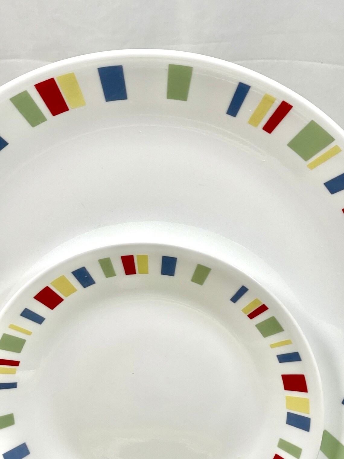 Vintage Corelle Memphis Plate Set, Colorful Tableware (2 Piece) (G4-5 ...