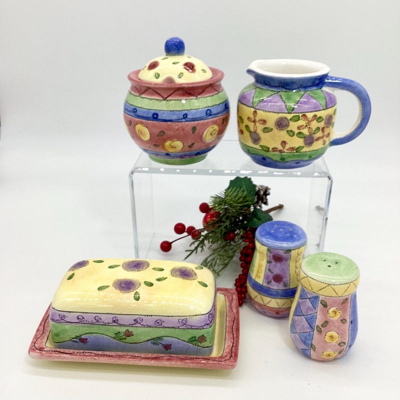 Colorful Dishes - Etsy