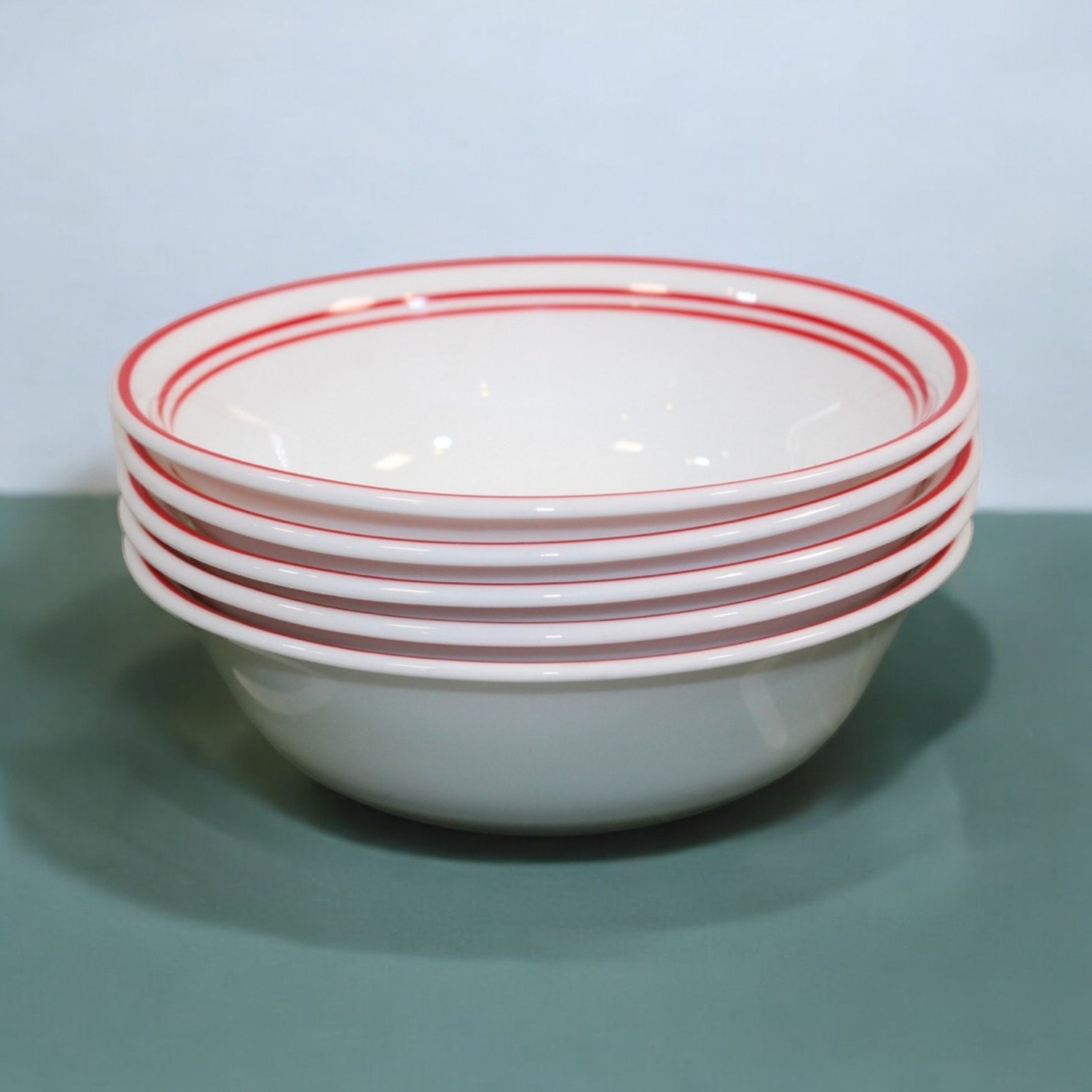 Corelle Cafe Red Dinnerware – Red Trim, Replacement Plate/bowl/mug (H2 ...