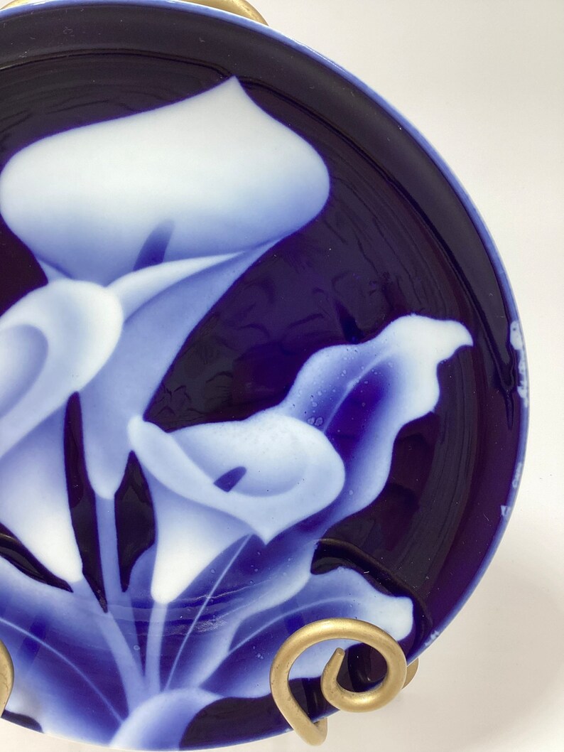 Vintage Calla Lily Collector Plate, Floral Home Decor (4x2) (M9-17) - Etsy