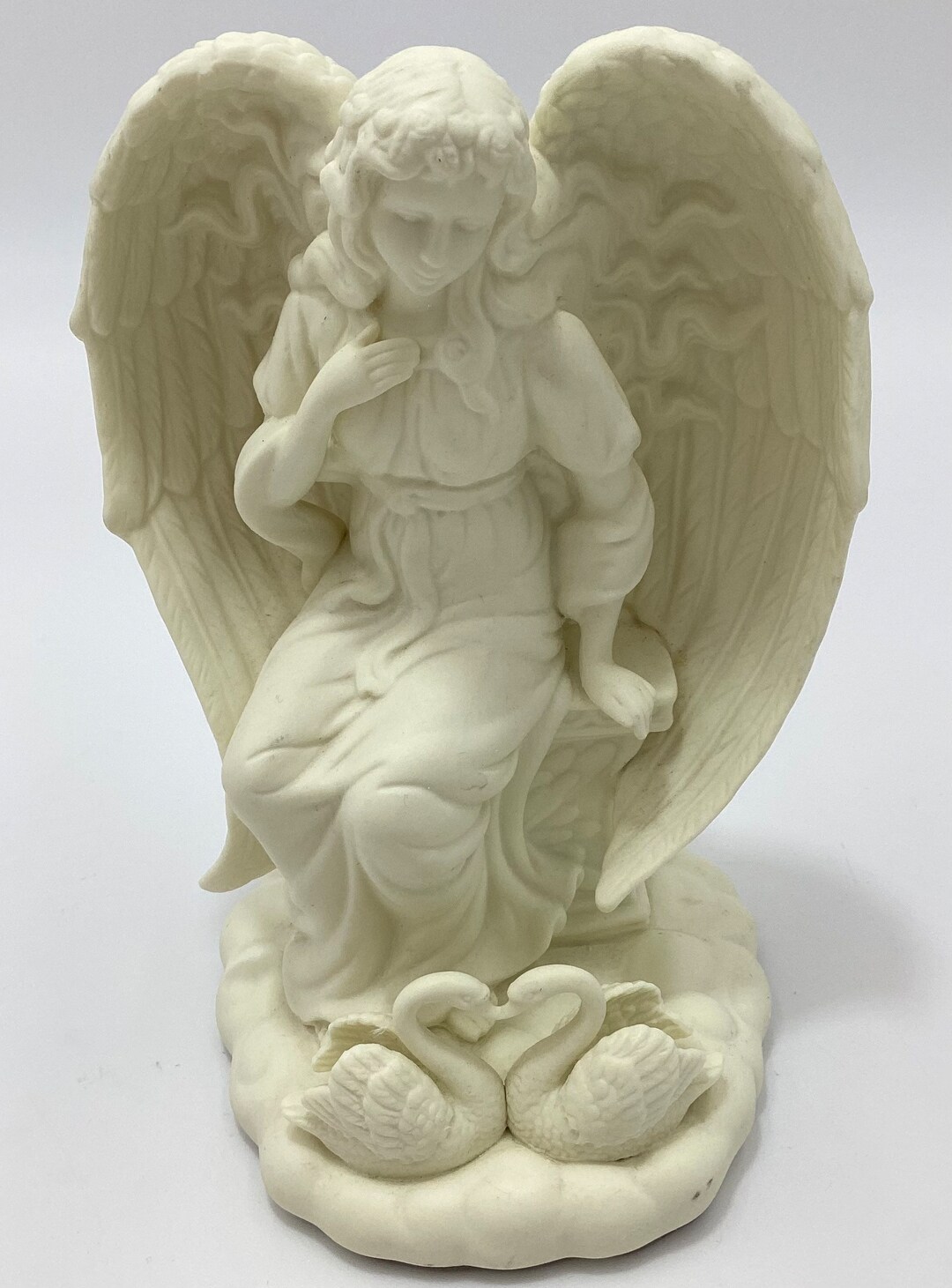 RARE Vintage Partylite Angel of Love Candlestick/taper Holder Ivory ...
