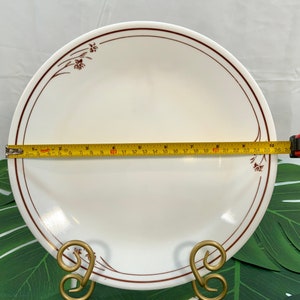 Vintage Corelle Dinner Plate: White Ceramic With Floral Rim (F5-8) - Etsy