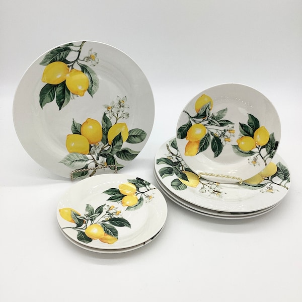 Plate Lemon Pattern - Etsy