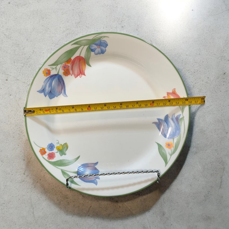 Corelle Fresh Cut Tulip Plate Set, 3-piece Dinnerware (U5-1) - Etsy