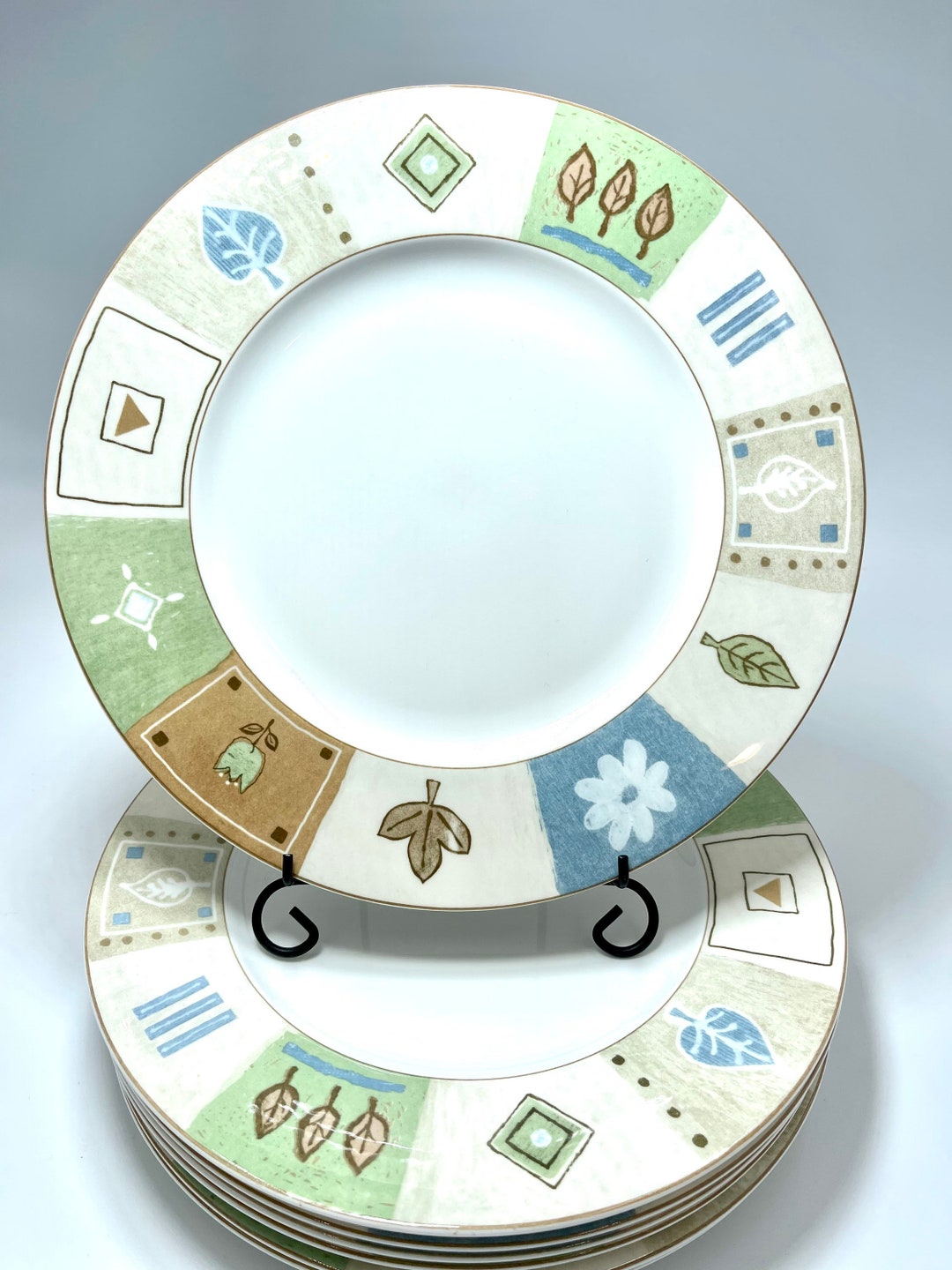 Mikasa Dinner Plate Salad Dinnerware Colorful Dish Dinner Party Dishes ...