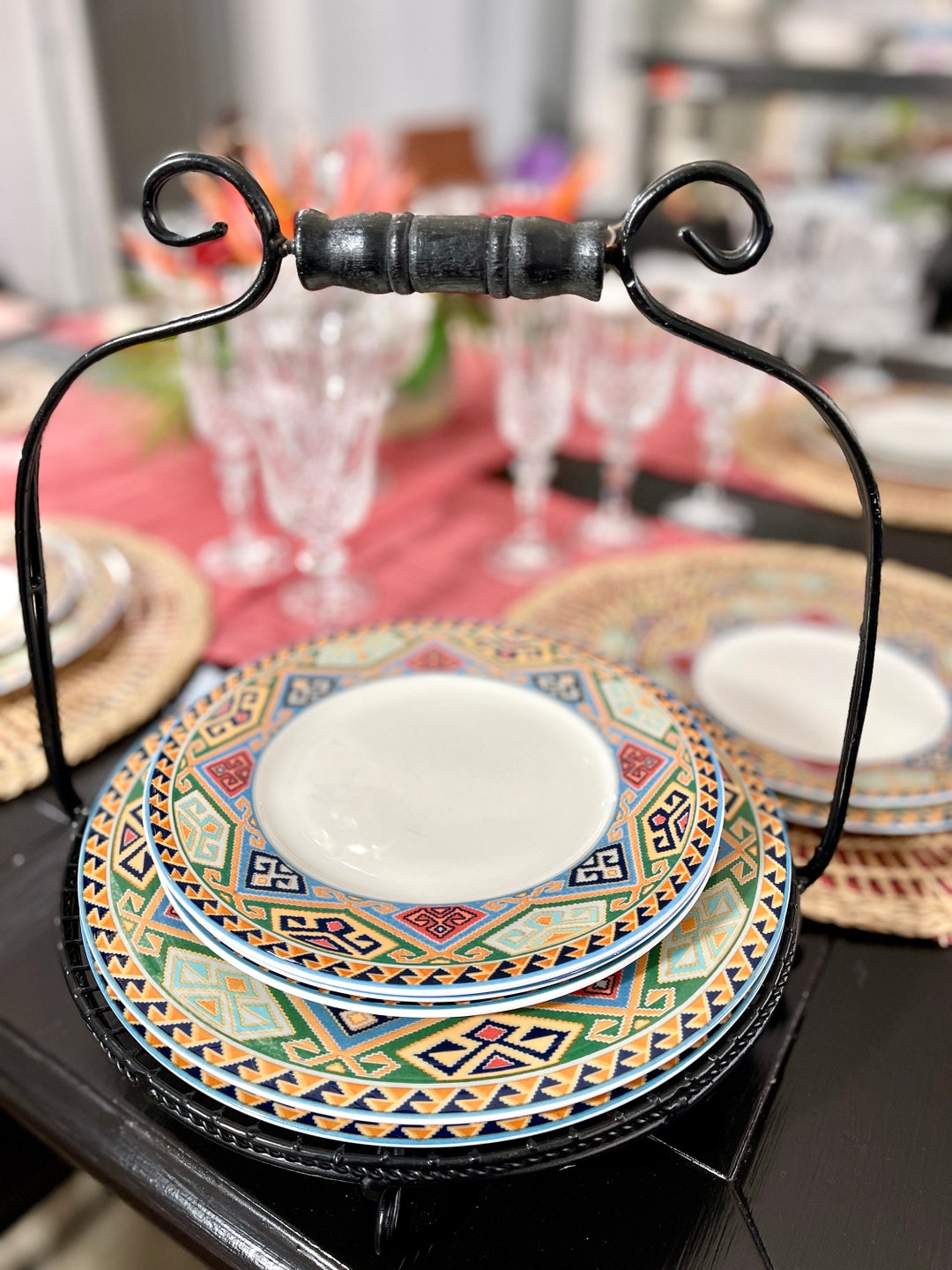 Dinnerware Christopher Stuart Optima Plate Set Dinner and Salad Plate ...