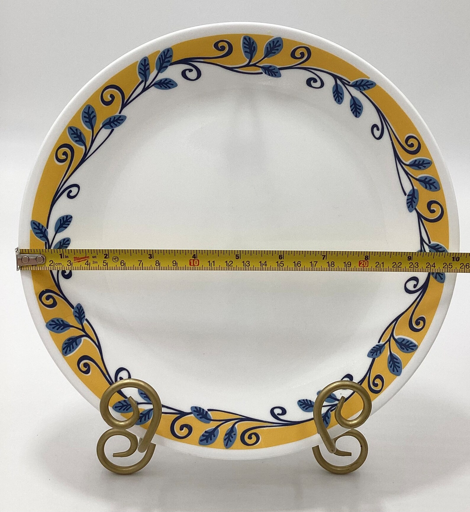 Corelle Casa Flora Dinner Plate, 10 1/8" - Vintage Replacement Dish (S9 ...