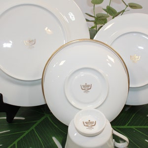 Mikasa Narumi Wheaton Bone China, Gold Accent 5-piece Place Setting (A ...