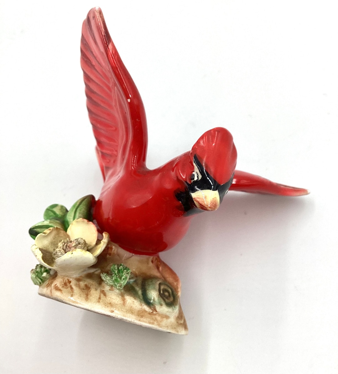 Red Cardinal Figurine - Hand Painted/home or Cabin Décor/gift Idea/bird ...