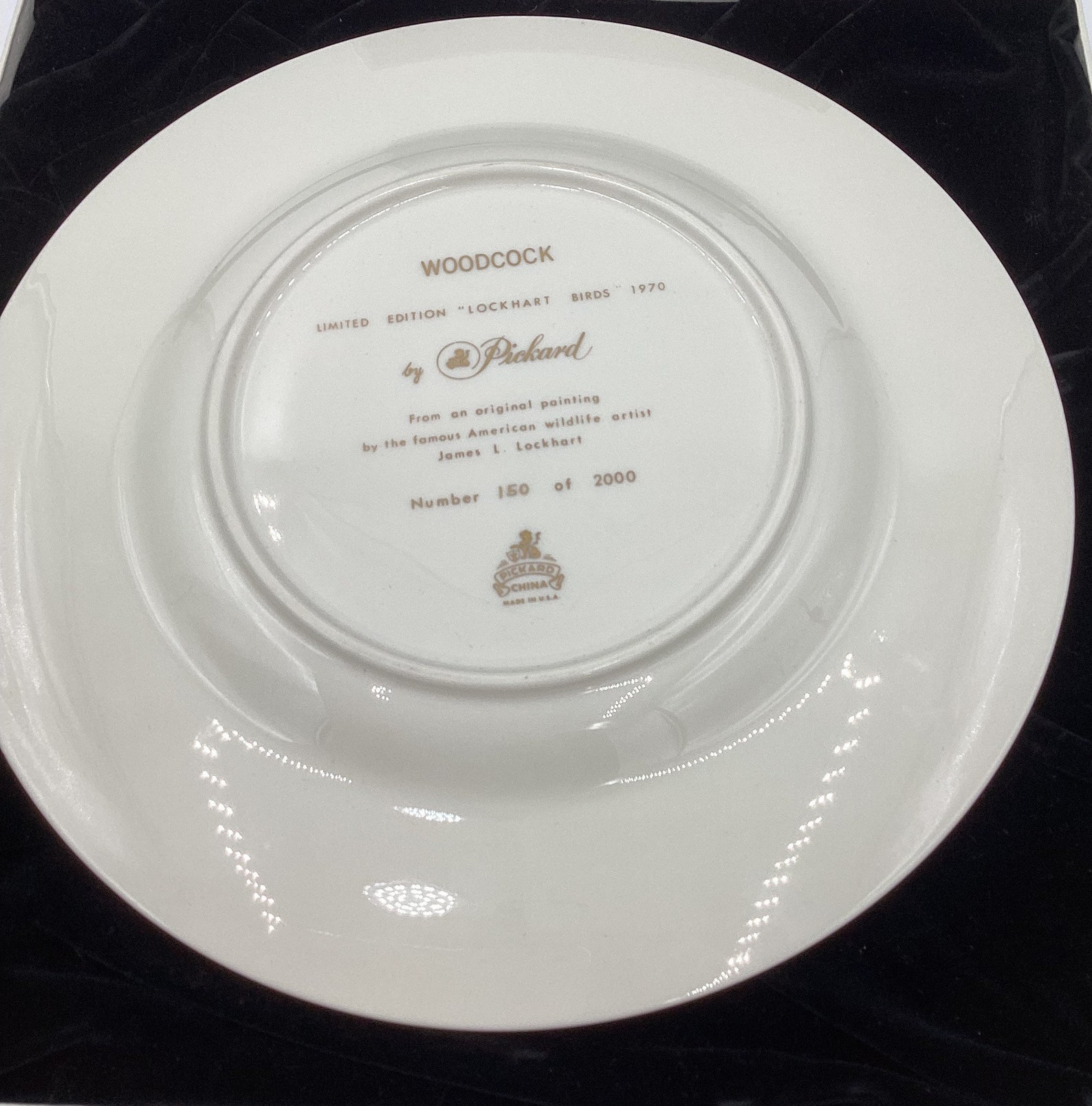 RARE Vintage Limited Edition Lockhart Birds Dinner Plate by - Etsy