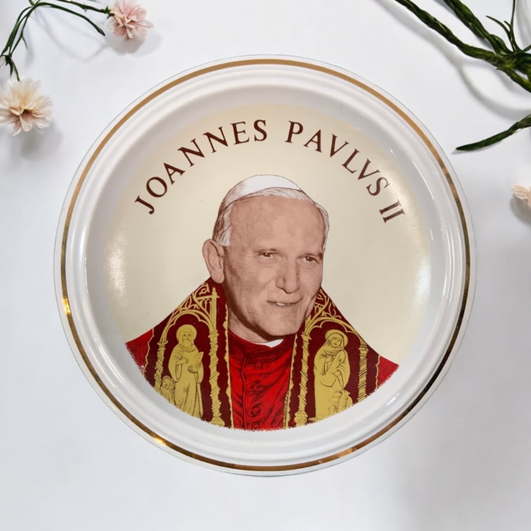 Vintage Pope John Paul II Commemorative Plate, Religious Decor (I3) - Etsy