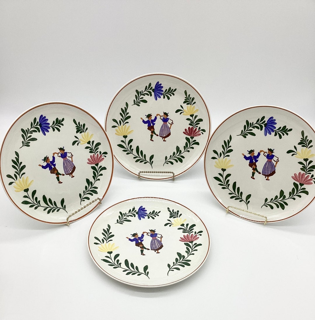 Vintage SB Alpine Ironstone Dinner Plate, Irish Couple Design (10") (C3 ...