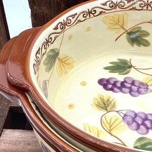 Temptations Presentable Ovenware Casserole Dish "vineyard" by Tora ...