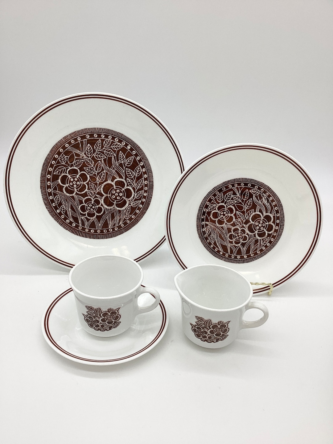 Corelle Batik Dish Plate Corelle Replacement Dish Brown Dish Corelle ...