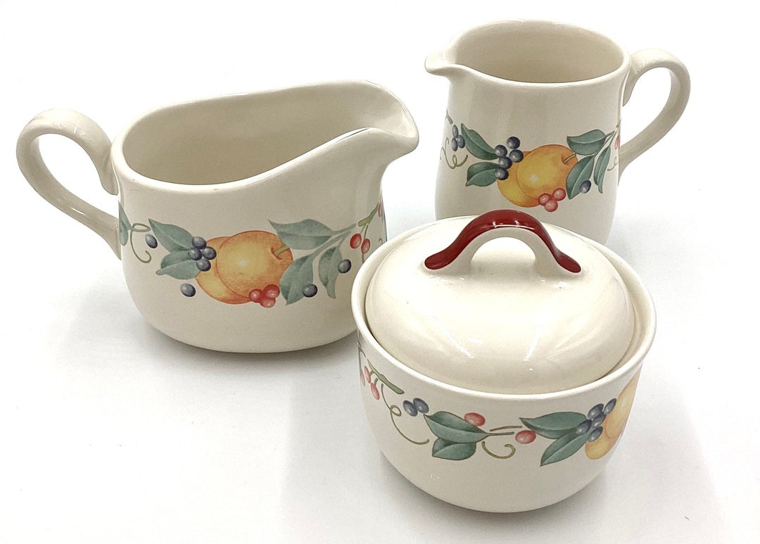 Vintage Corelle Coordinates Stoneware Abundance by Corning Vibrant ...