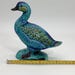 Vintage Hand-glazed Ceramic Blue Duck Figurine, Home Decor (GCAB-836 ...