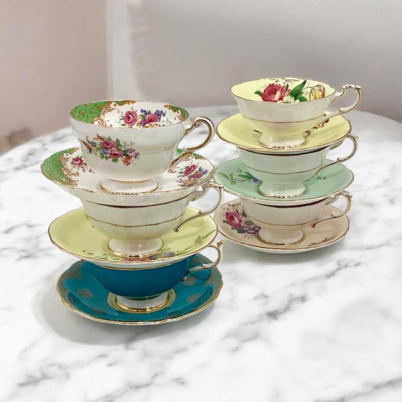 Vintage Teacup - Etsy