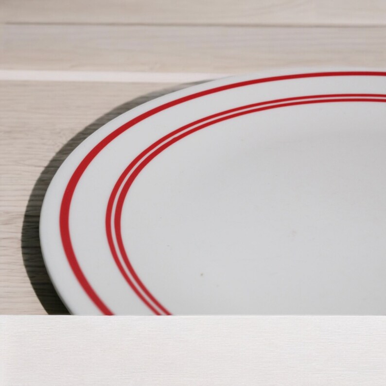 Corelle Cafe Red Dinnerware – Red Trim, Replacement Plate/bowl/mug (H2 ...