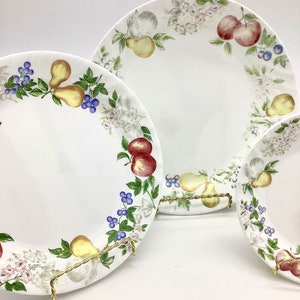 Corelle Chutney Fruit Pattern Plate Housewarming Gift Tableware Dinnerware Replacement Dishes ...