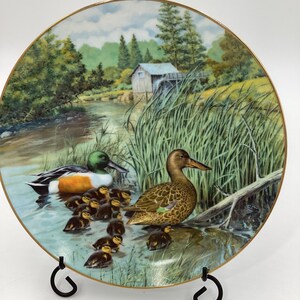 Duck Decorative Plate 1980’s Cabinet Plate Cottage Duck Plate Wall ...