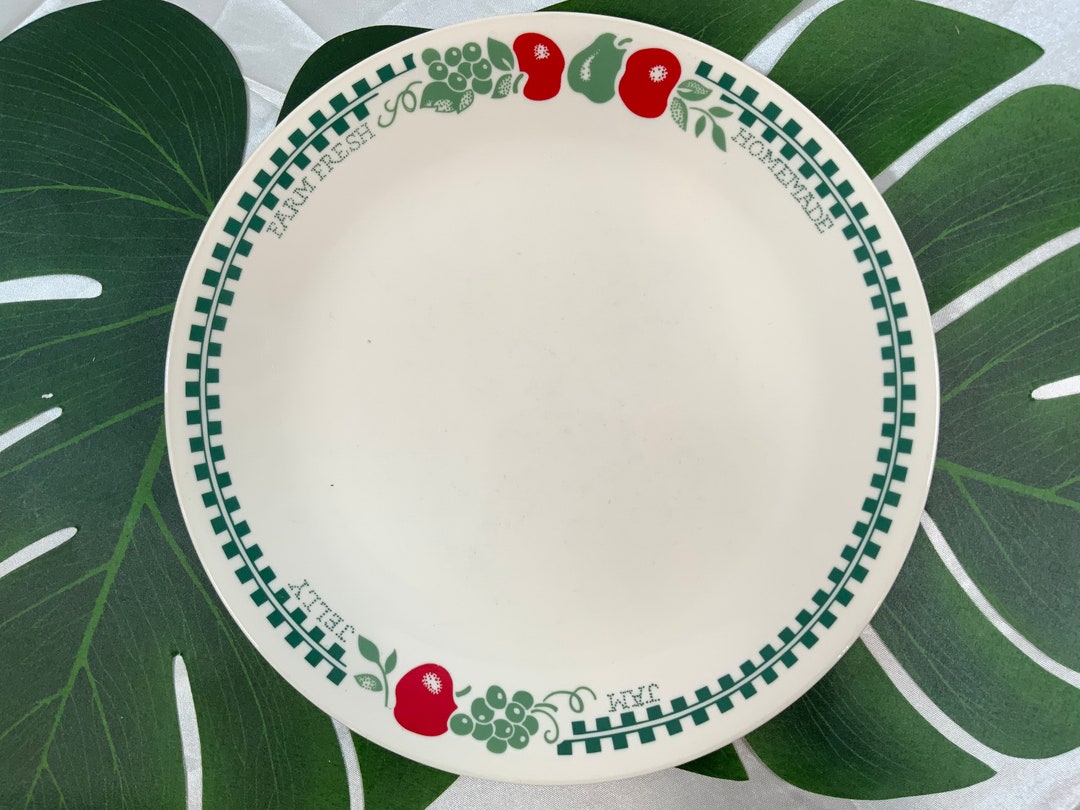 Vintage Corelle Sandstone Dinner Plate, Spring Fruits Farmhouse Decor ...