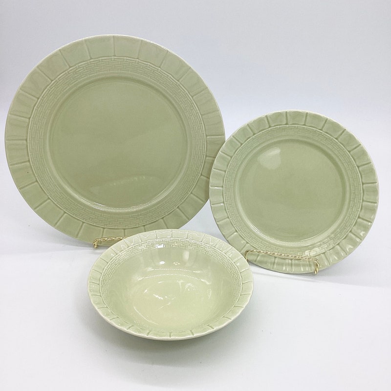Green Dinnerware - Etsy