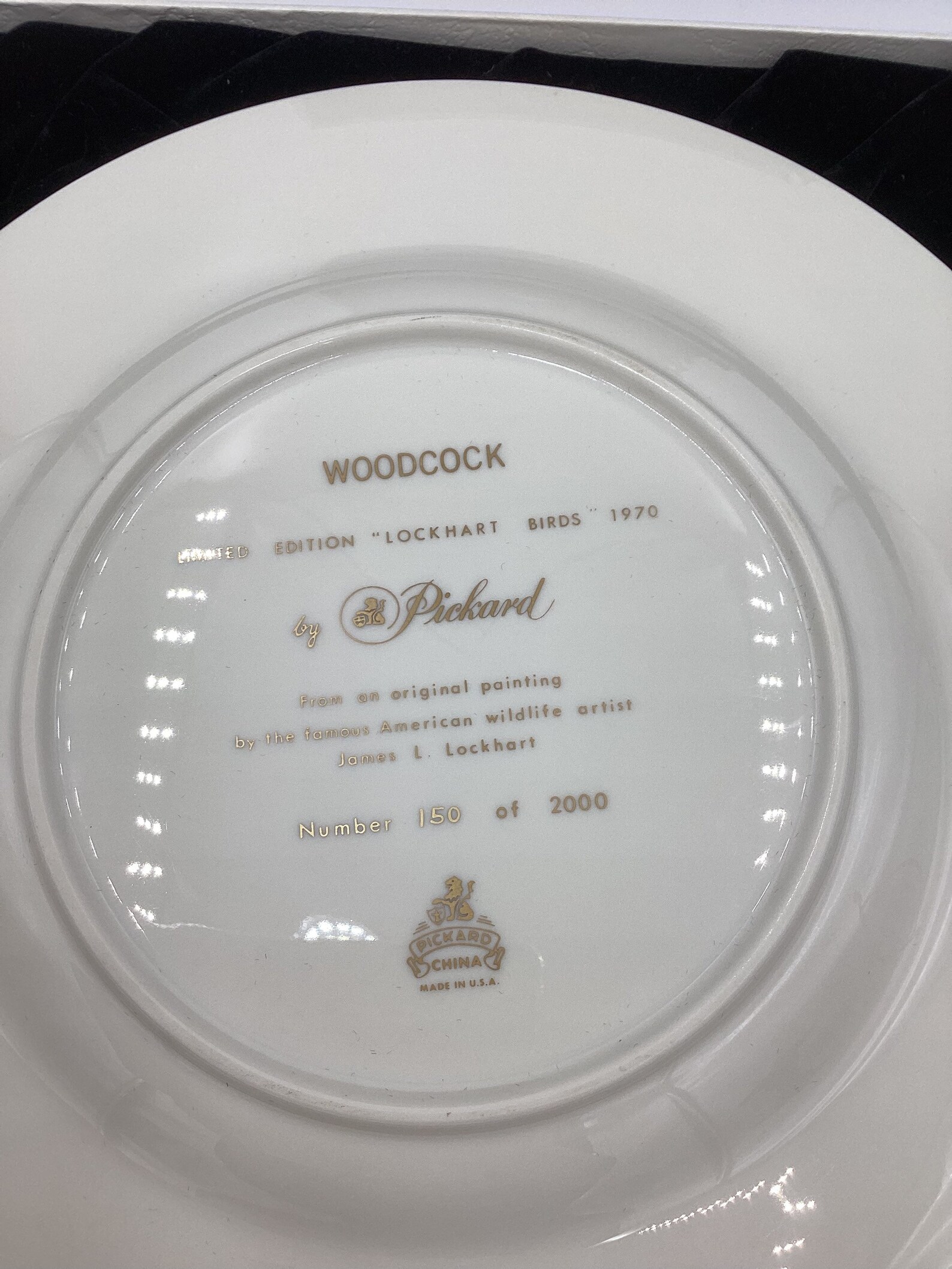 RARE Vintage Limited Edition Lockhart Birds Dinner Plate by - Etsy