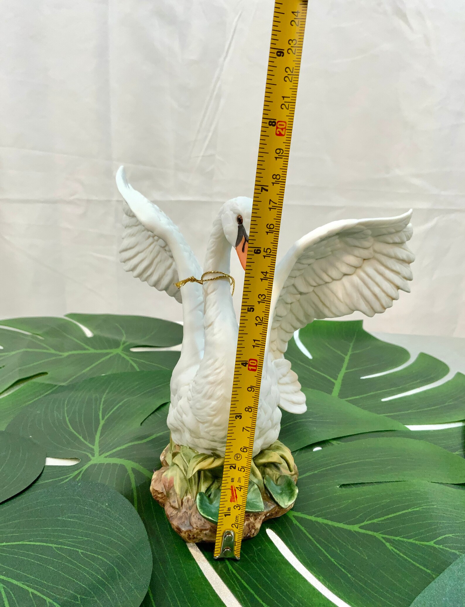 Made in Mexico Masterpiece Porcelain Swan by Homco 1987 W | Etsy