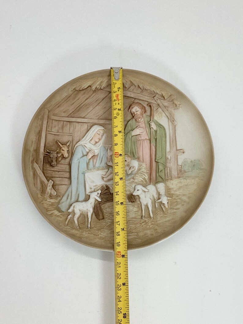 Nativity Plate, Collectible Christmas Holiday Decor (F.7-548) - Etsy