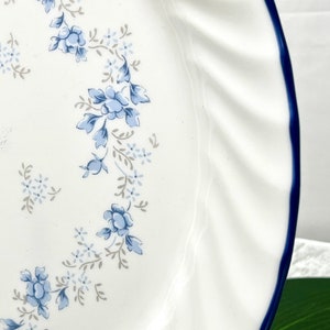 Vintage Corelle Blue Fleur Plate - Dinner or Salad Plate Replacement ...