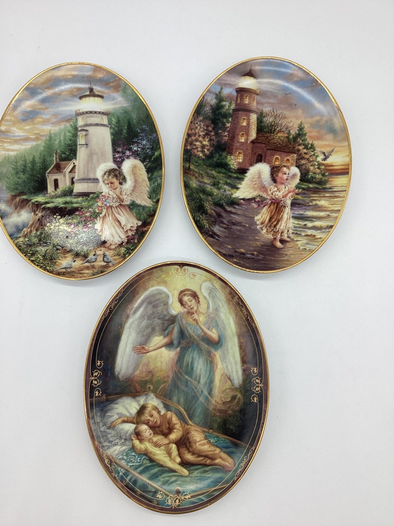 Angel Decorative Plate: Baptism, First Communion, Godfather Gift (T.9 ...