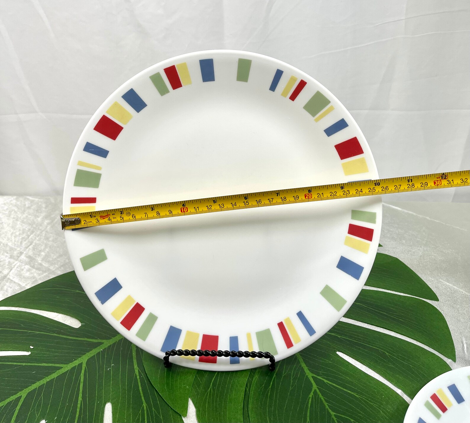 Vintage Corelle Memphis Plate Set, Colorful Tableware (2 Piece) (G4-5 ...