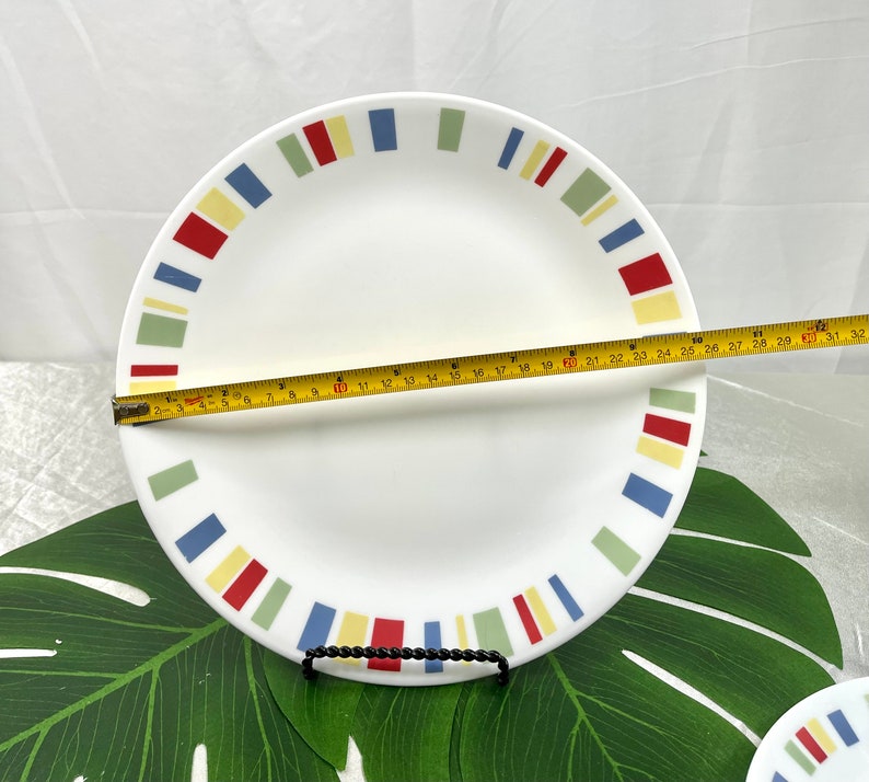 Vintage Corelle Memphis Plate Set, Colorful Tableware (2 Piece) (G4-5 ...
