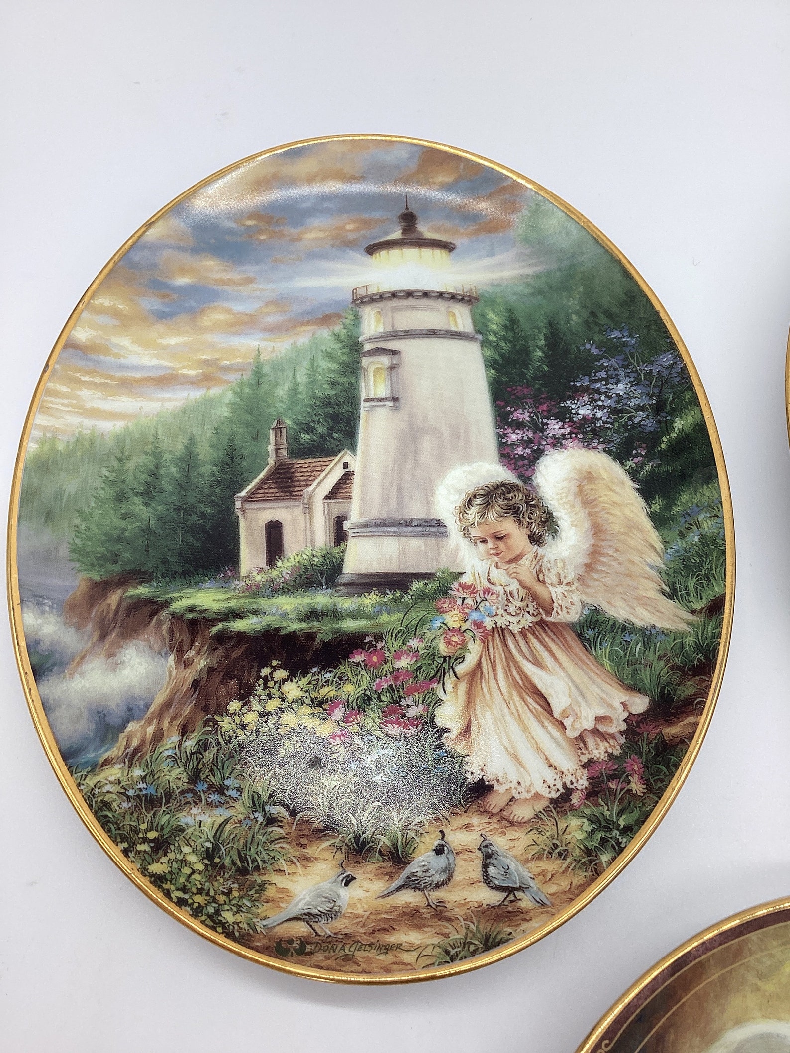 Angel Decorative Plate: Baptism, First Communion, Godfather Gift (T.9 ...
