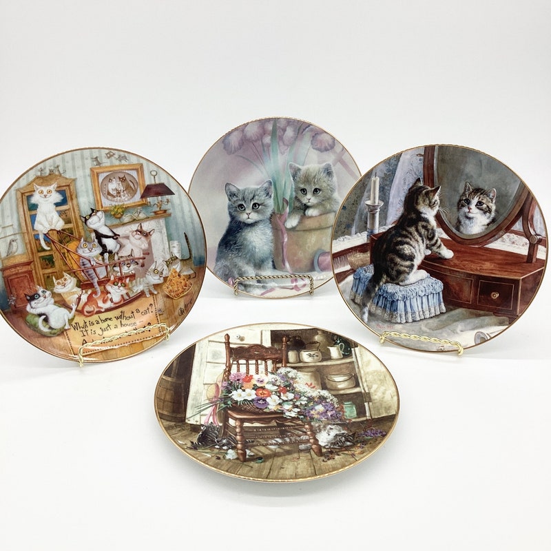 Cat Decorative Plate - Etsy