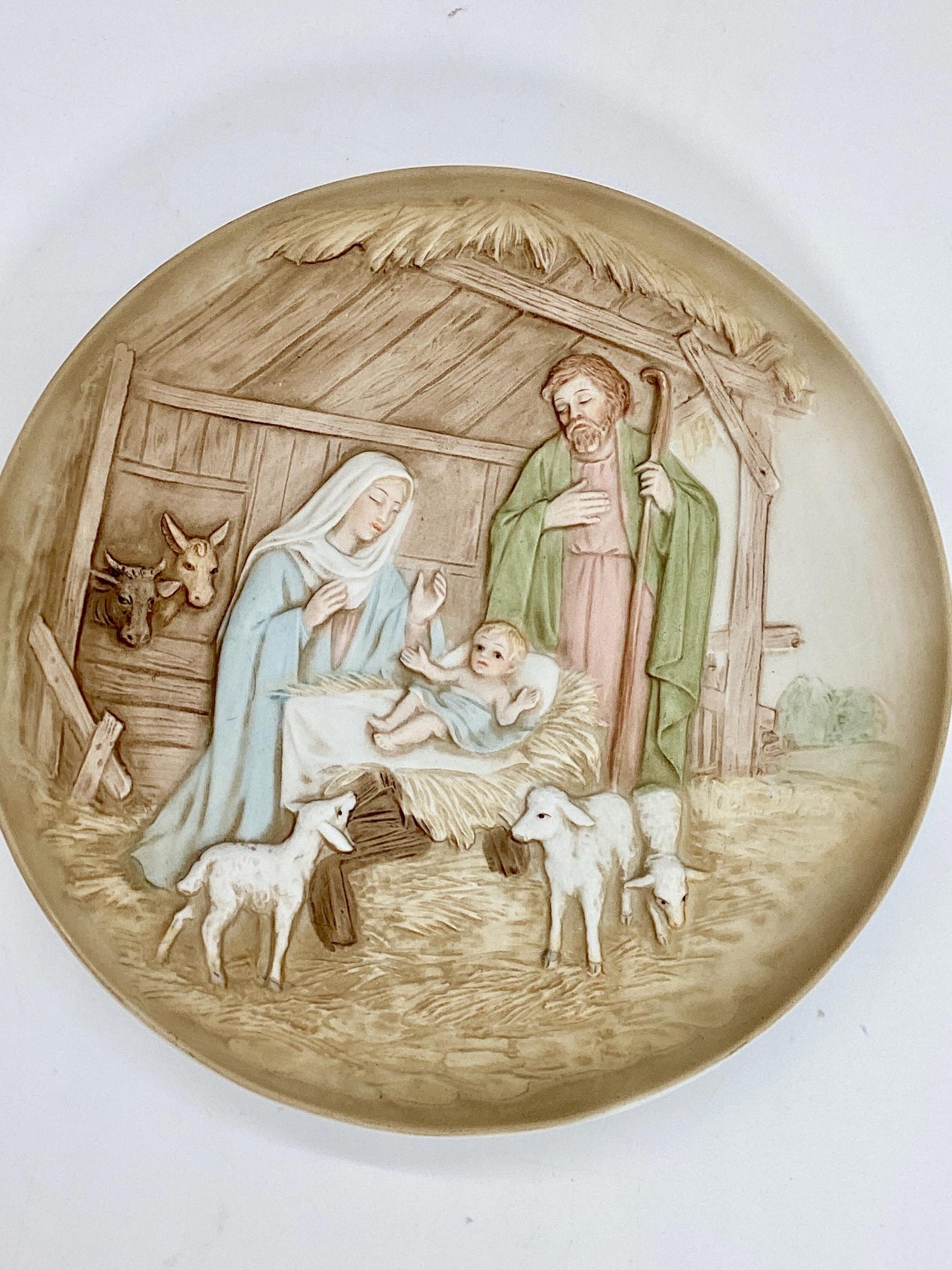 Nativity Plate, Collectible Christmas Holiday Decor (F.7-548) - Etsy