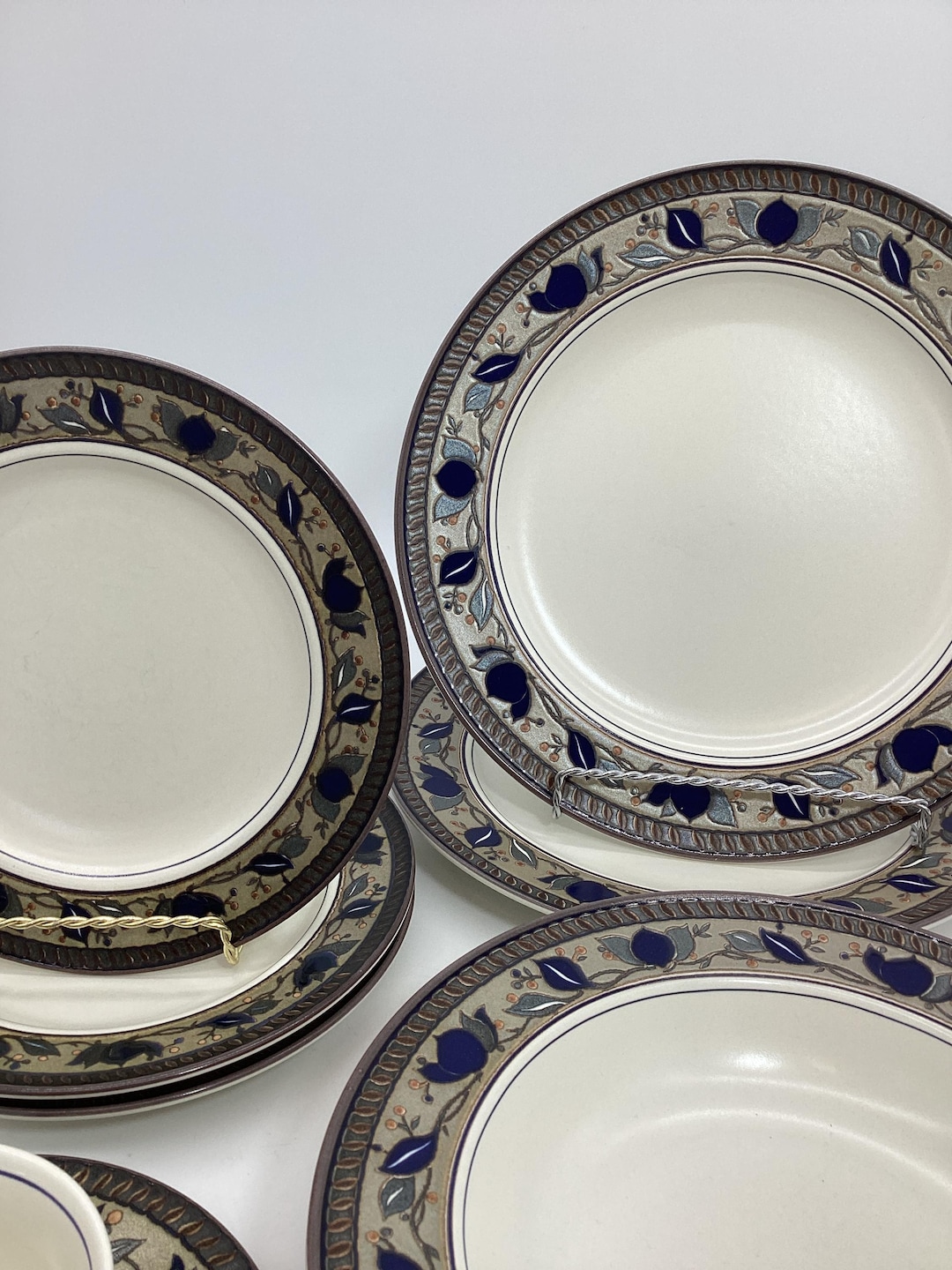 Mikasa Arabella Dinnerware: Vintage Floral Dishes, Hostess Gift (E1-T.2 ...