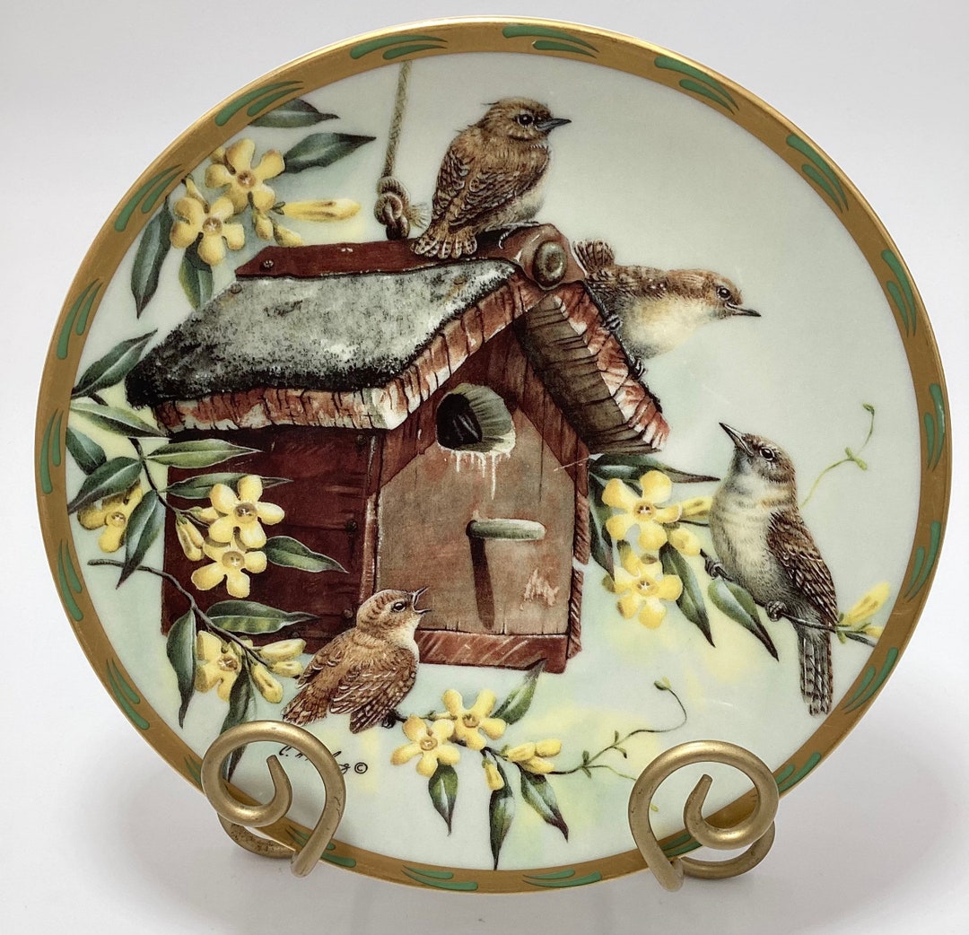 Lenox Welcome Home Bird Plate Gift Bird Enthusiast Bird Plate Collector ...